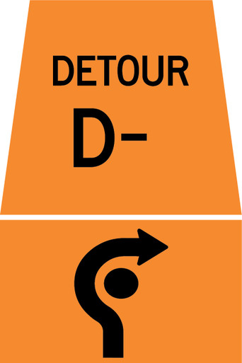 TC-10ALl Reflective Sign 45x45/30x45 cm