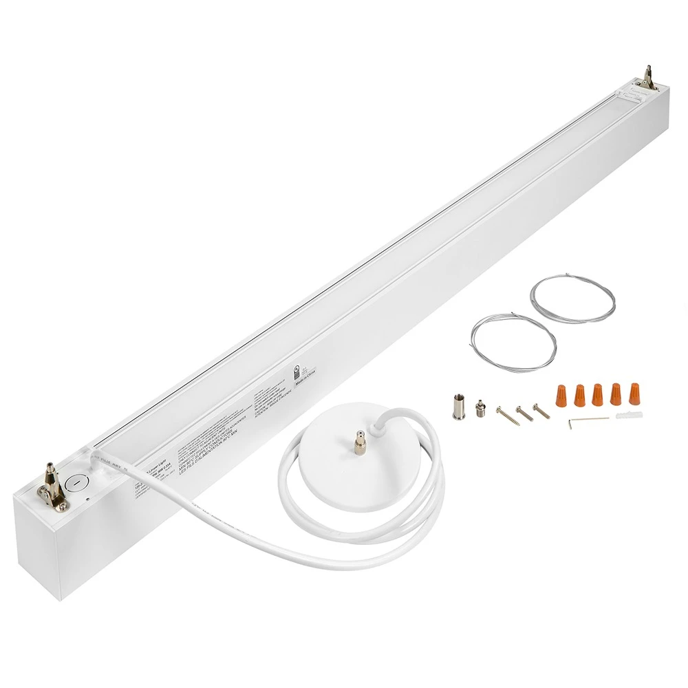 4 ft. LED Linear Up / Down Light Fixture, 3 CCT 3500K-5000K