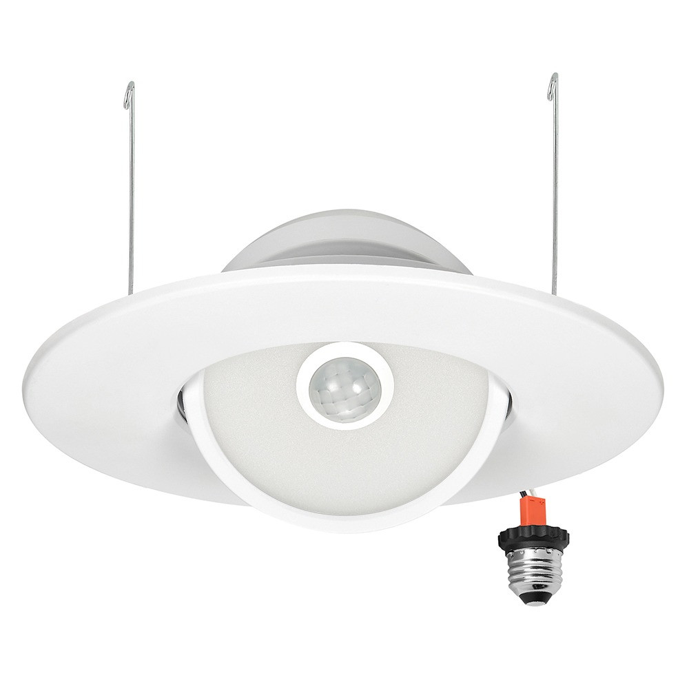 6” Retrofit LED Motion Sensor Gimbal Downlight, 5 CCT