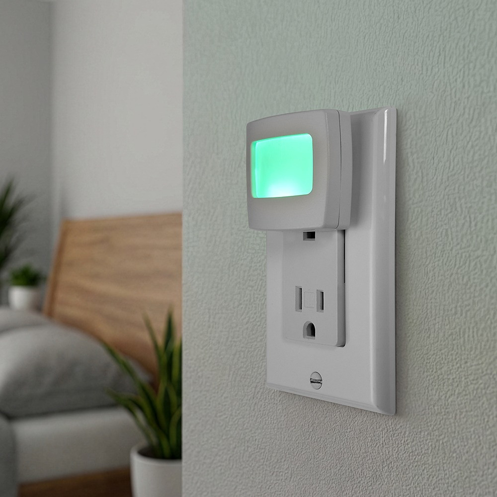 Mini Green Always On LED Night Light (4 Pk LED Night Lights)