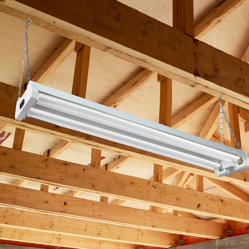 4 Ft. LED Motion Sensor Shop Light, Linkable, 4600 LM