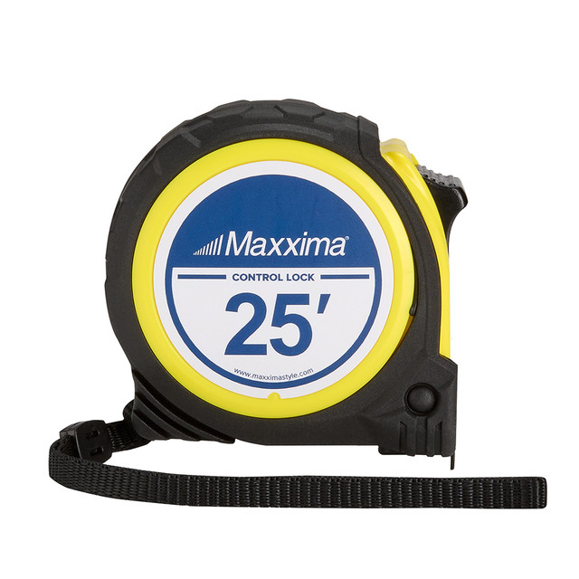 25 ft. Tape Measure, Manual Thumb Control and Pause Lock