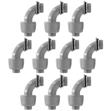 3/4 in. Liquid Tight Connectors 90° Nonmetallic Conduit Fitting