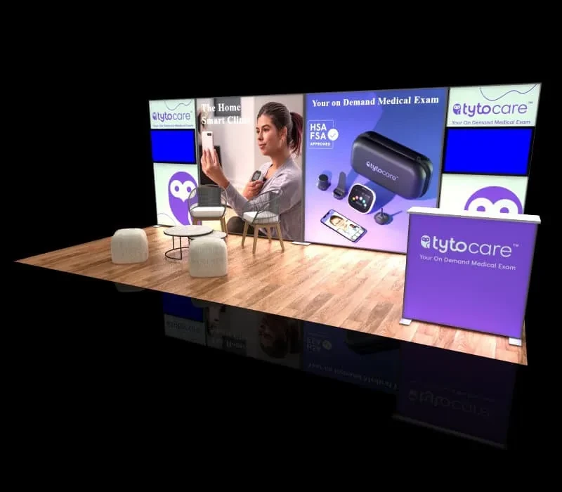 Beacon 10 x 20 M2A Backlit Trade Show Display | ExpoMarketing