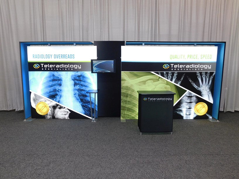 Radiant 210 10' x 20' Backlit Trade Show Display | ExpoMarketing