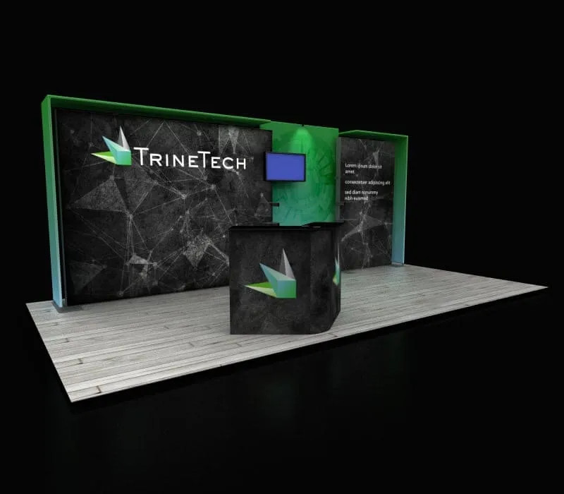 Radiant 204 10' x 20' Backlit Trade Show Display | ExpoMarketing
