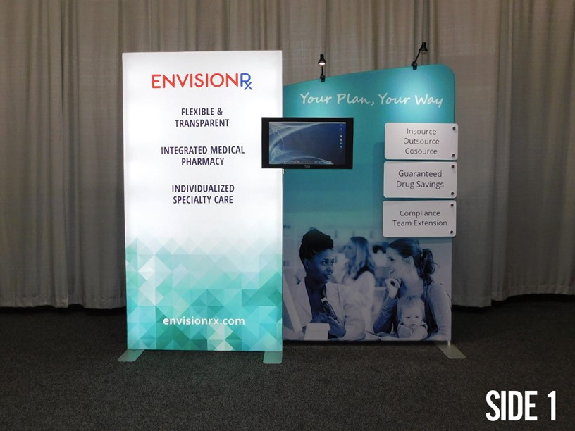 Radiant 106 10' x 10' Backlit Trade Show Display