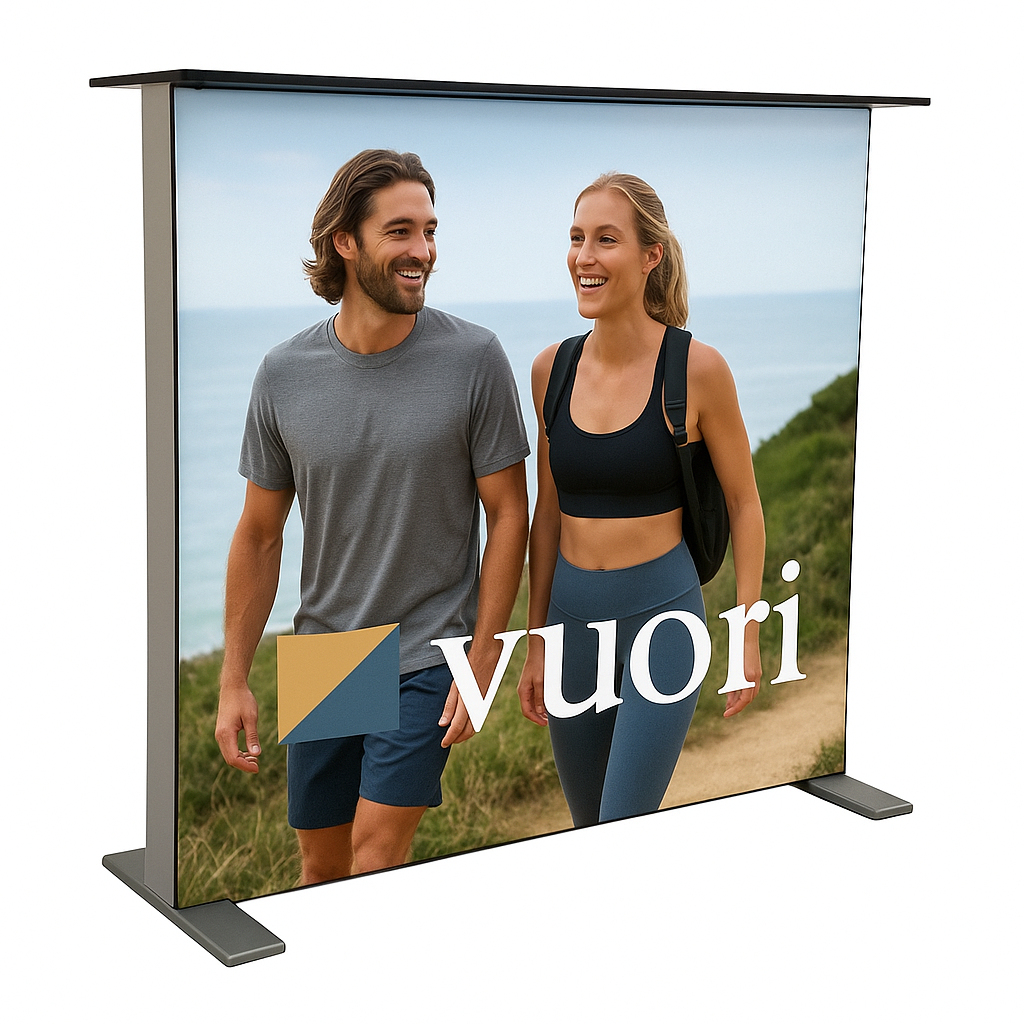 Brilliant 10 x 10 Angled Backlit Trade Show Display | ExpoMarketing