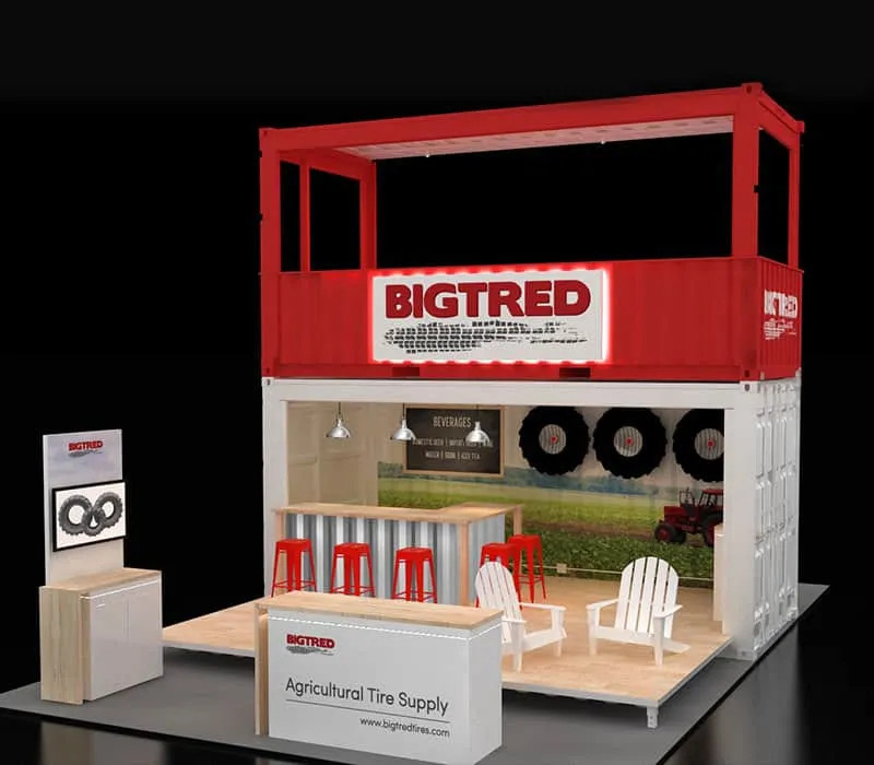 EP1002 Brand Activation 30 x 30 | Double Deck Shipping Containers