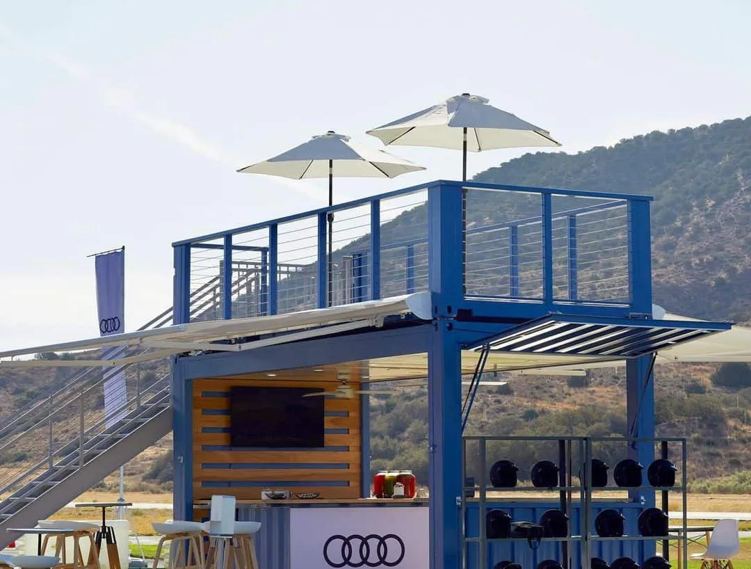 EP1002 Brand Activation 30 x 30 | Double Deck Shipping Containers