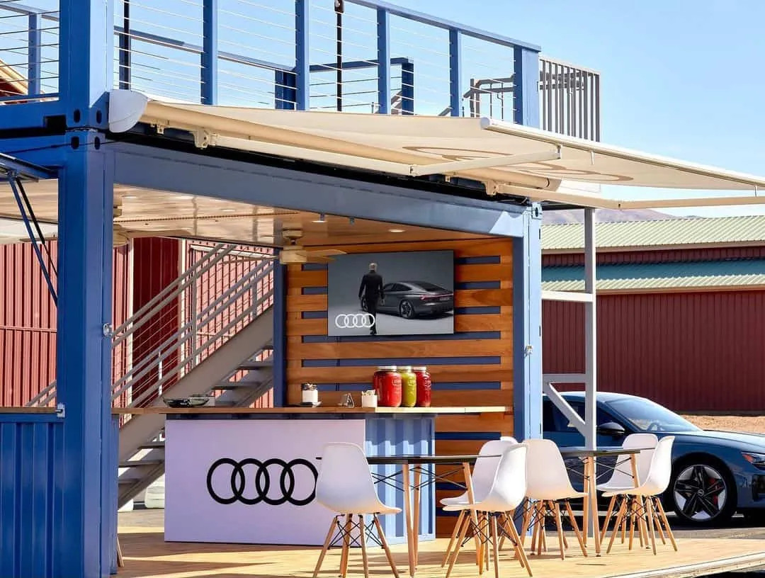 EP1002 Brand Activation 30 x 30 | Double Deck Shipping Containers