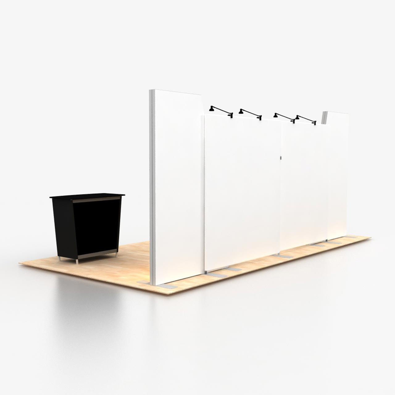 Radiant 209 10 x 20 Backlit Trade Show Display | ExpoMarketing