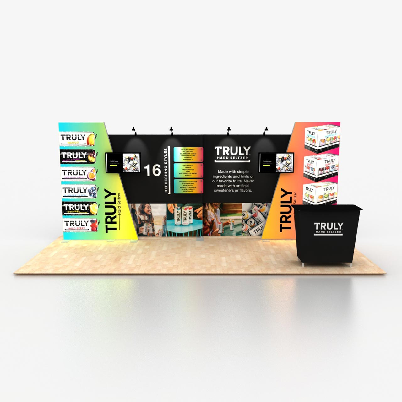 Radiant 209 10 x 20 Backlit Trade Show Display | ExpoMarketing