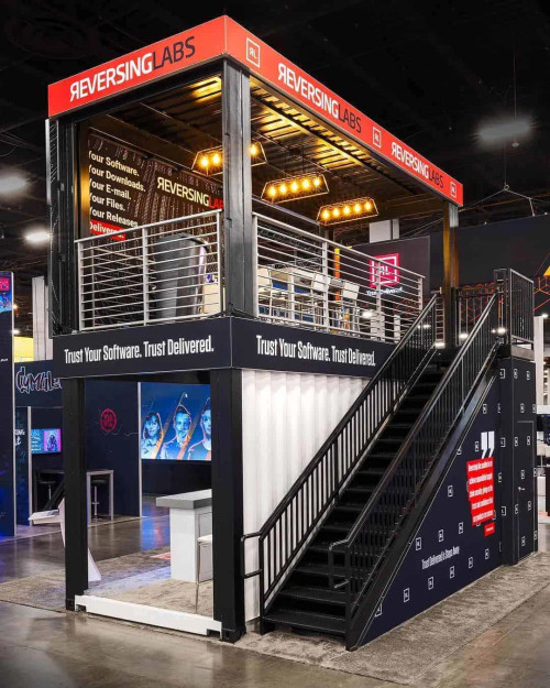 Custom Shipping Container Trade Show Booth - EP1001 20 x 20