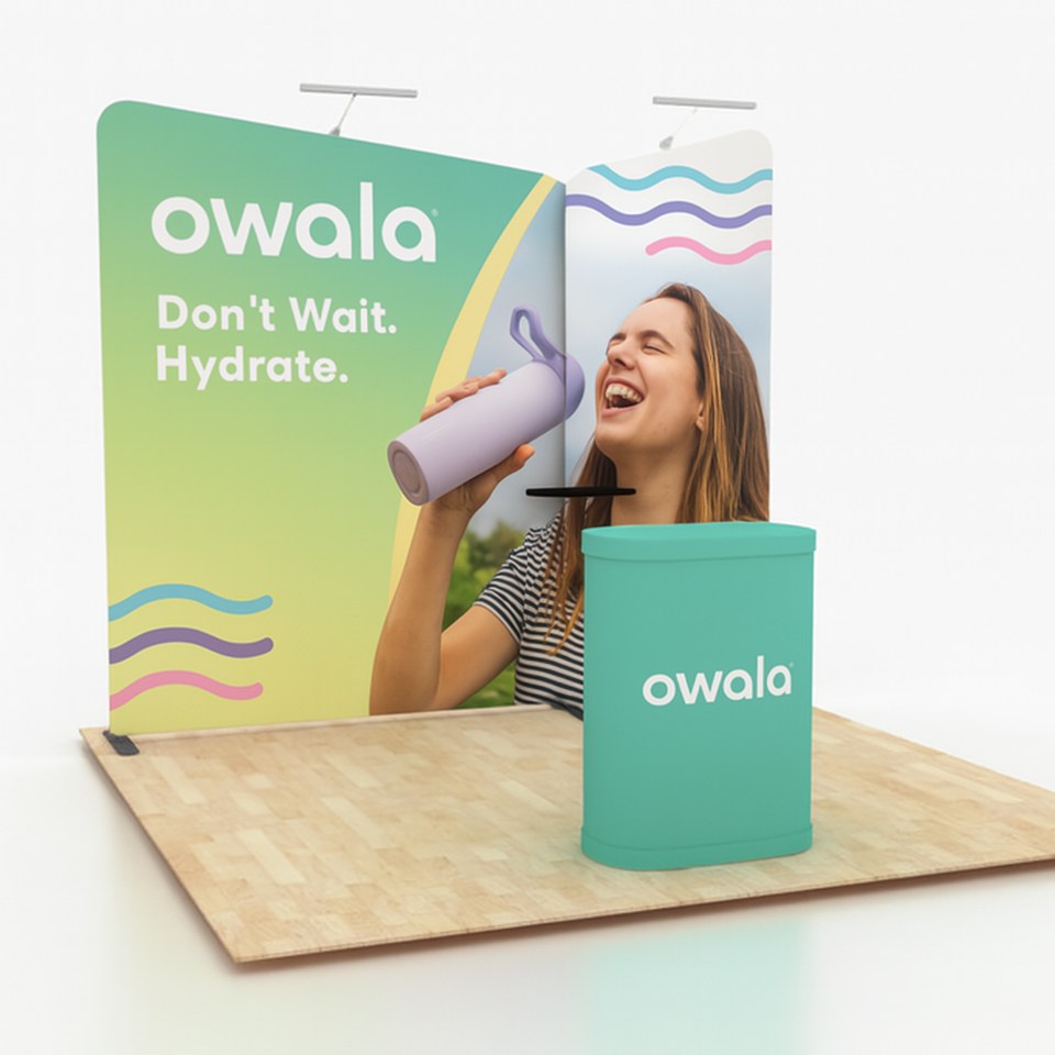 Portable Pop Up Trade Show Display Booths | ExpoMarketing