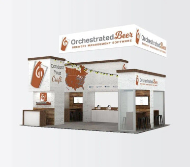 Brewery Management Software 20 X 30 Island Booth Display