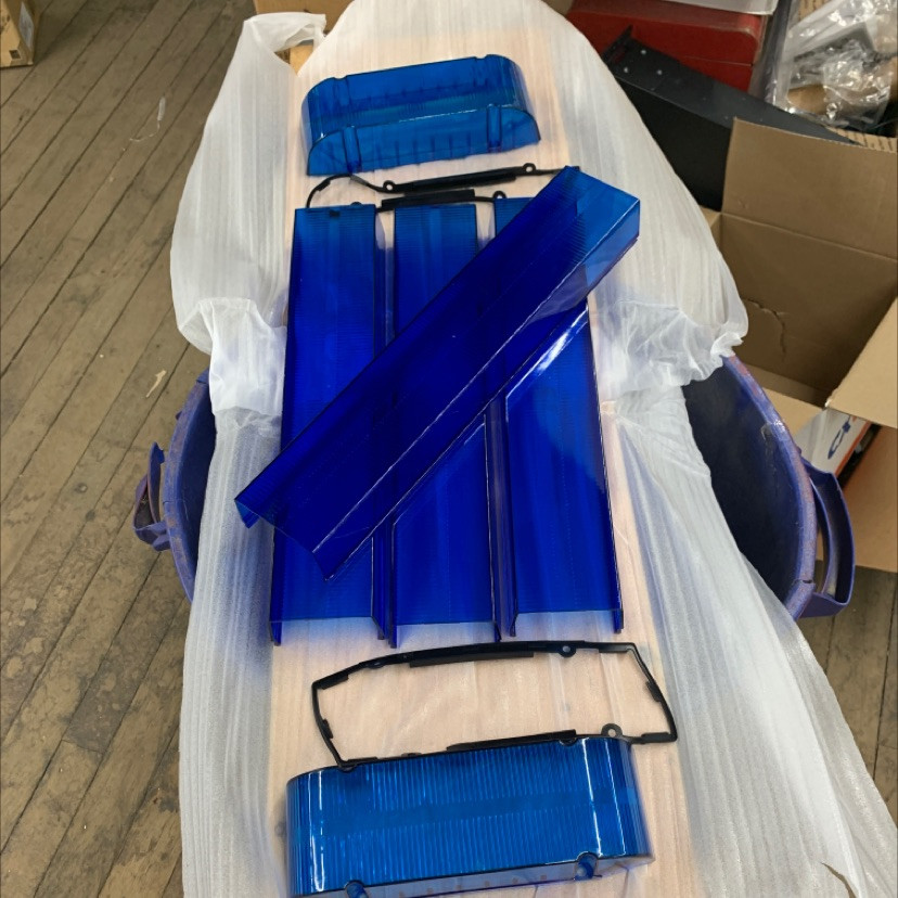 BLUE No Alley Basic Lens Kit for Edge 9000 Bars - J. Perry Lighting