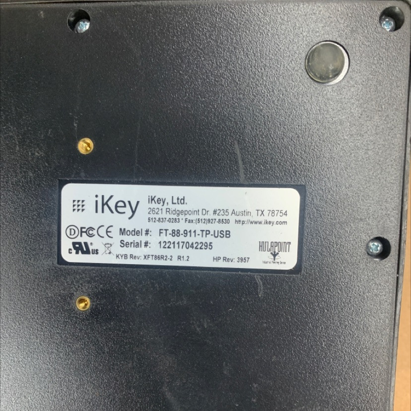 Console USB Keyboard/Trackpad for In Car Computer iKey