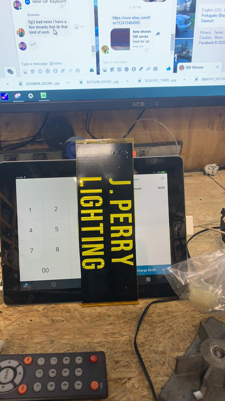 CLEARANCE (dead leds) Whelen edge series lighted sign kits - J. Perry ...