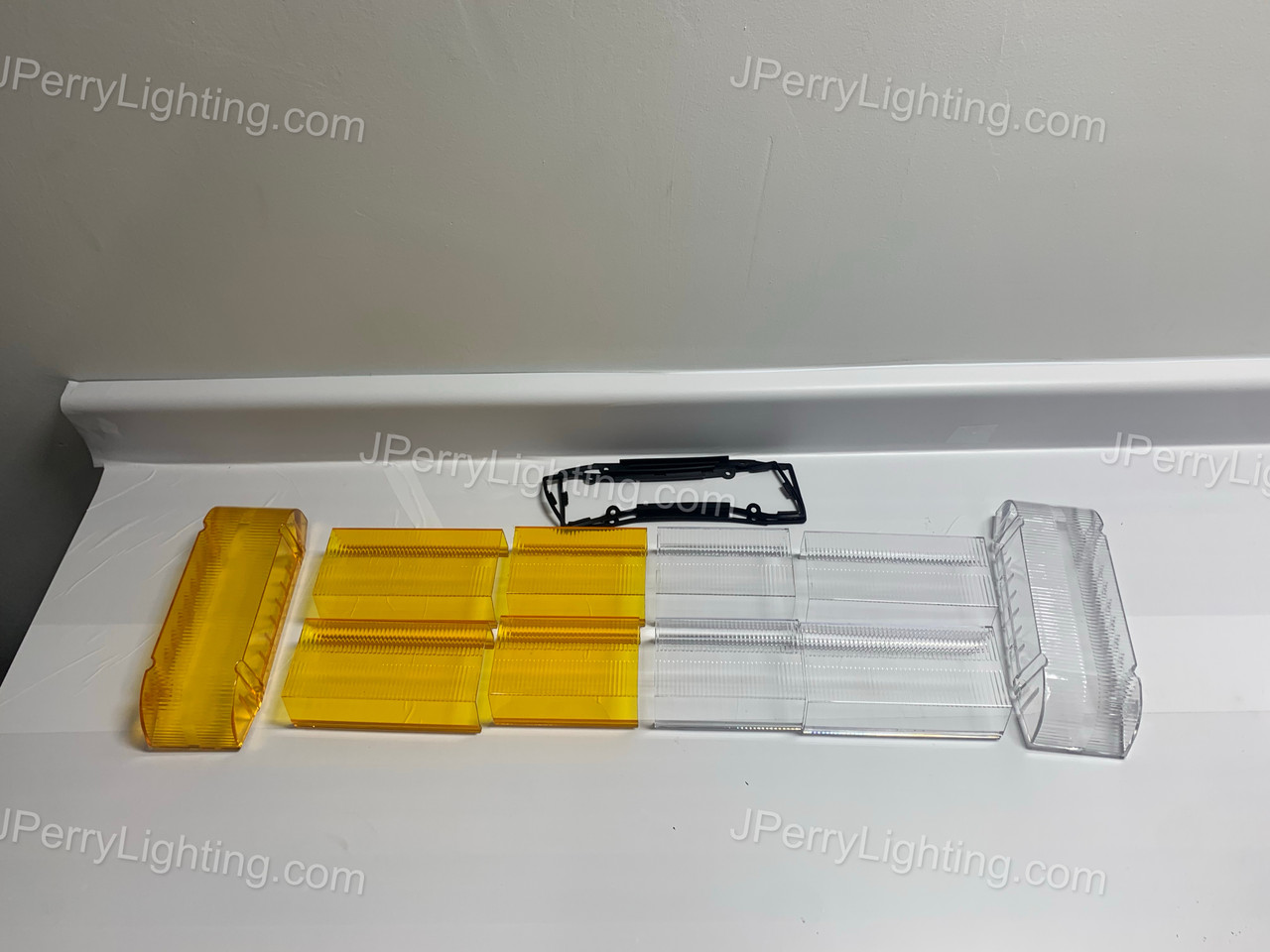 Split AMBER CLEAR Lens kit for 9m mini 28"