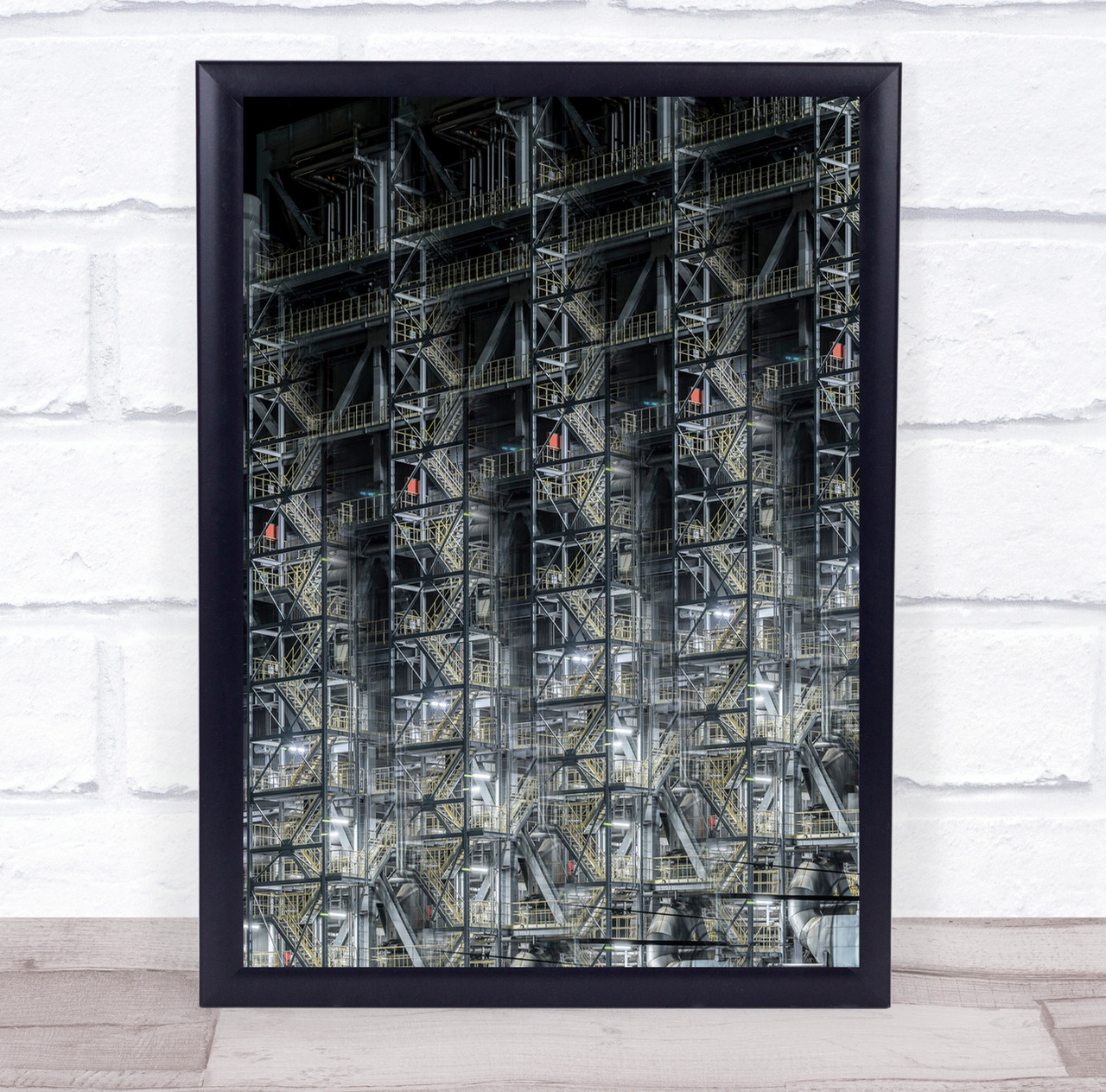 Factory Construction Industry Industrial Balcony Balconies Metal Wall ...