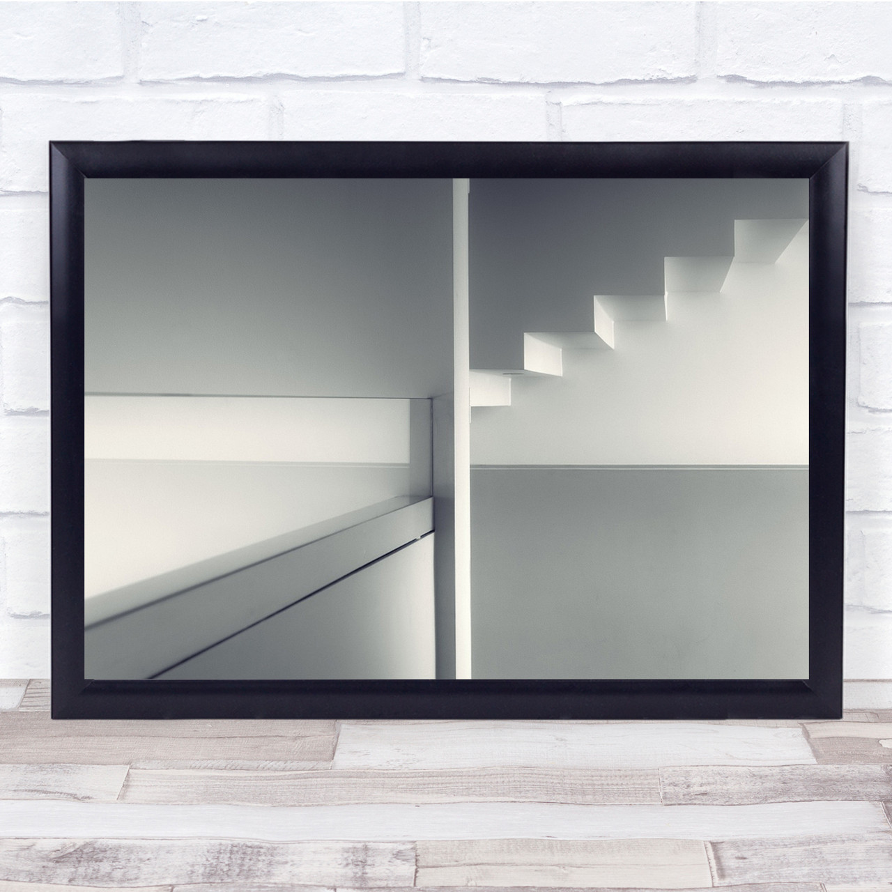 Architecture Bildmuseet Stairs Mirror Lines Angles White Museum Wall ...