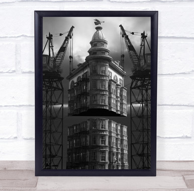 Sentinel Cranes Babel Bible Tower Victorian Angel Testament Wall Art ...