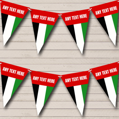 Arab Emirates Flag Custom Personalised Birthday Party Flag Banner ...