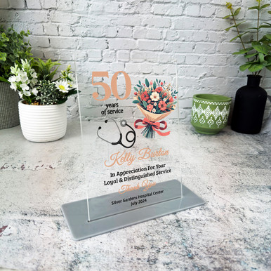 Doctor Nurse 50 Years Service 50th Anniversary Medical Gift For ...