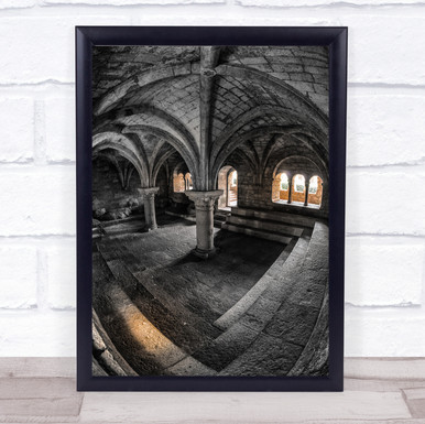 Architecture Ancient Monastery Colours Selective Colouring Medieval Art ...