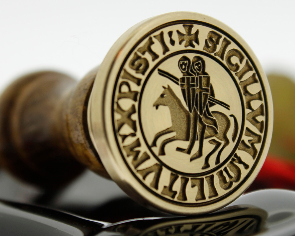 Masonic Knights Templar D2 Wax Seal Stamp Custom Wax N Seals