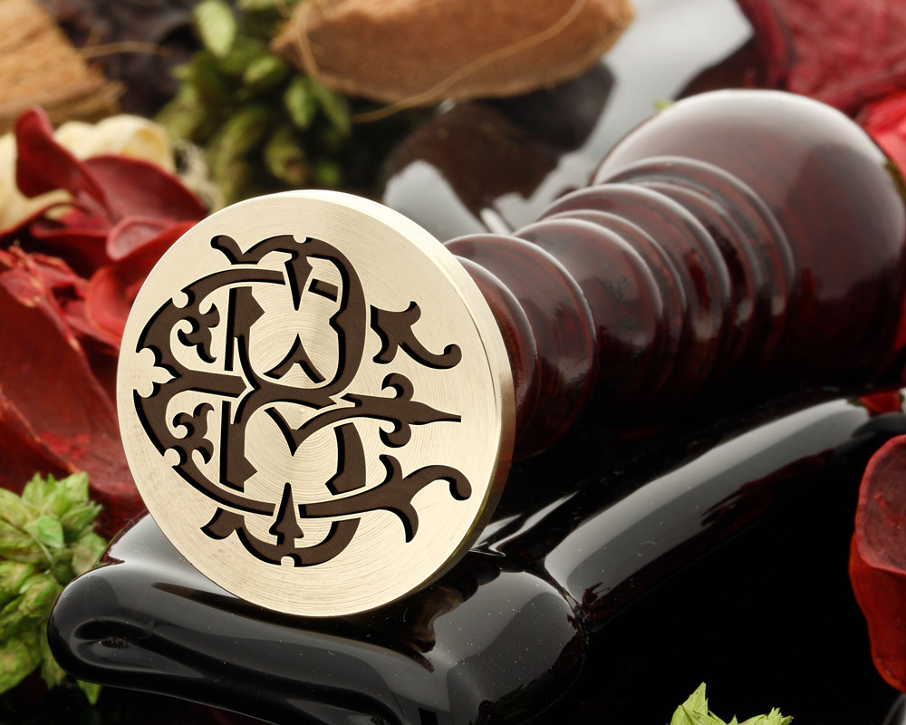 Victorian Monogram E's wax Seals, laser engraved in the UK