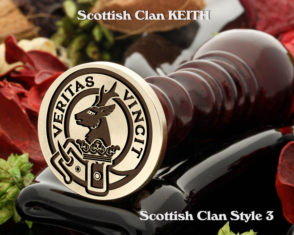 Keith Scottish Clan Wax Seal Stamp - Custom Wax N Seals