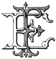 EF FE Victorian Monogram Wax Seal Stamp - Custom Wax N Seals