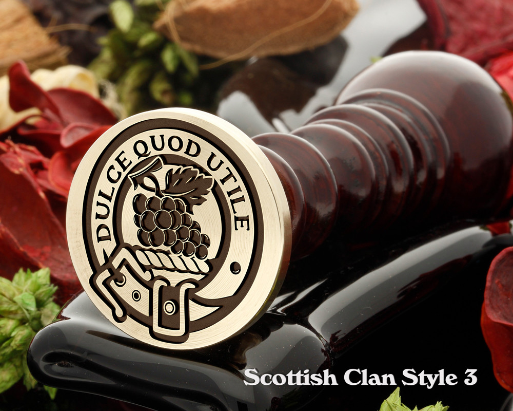 Strange Scottish Clan Wax Seal Stamp - Custom Wax N Seals