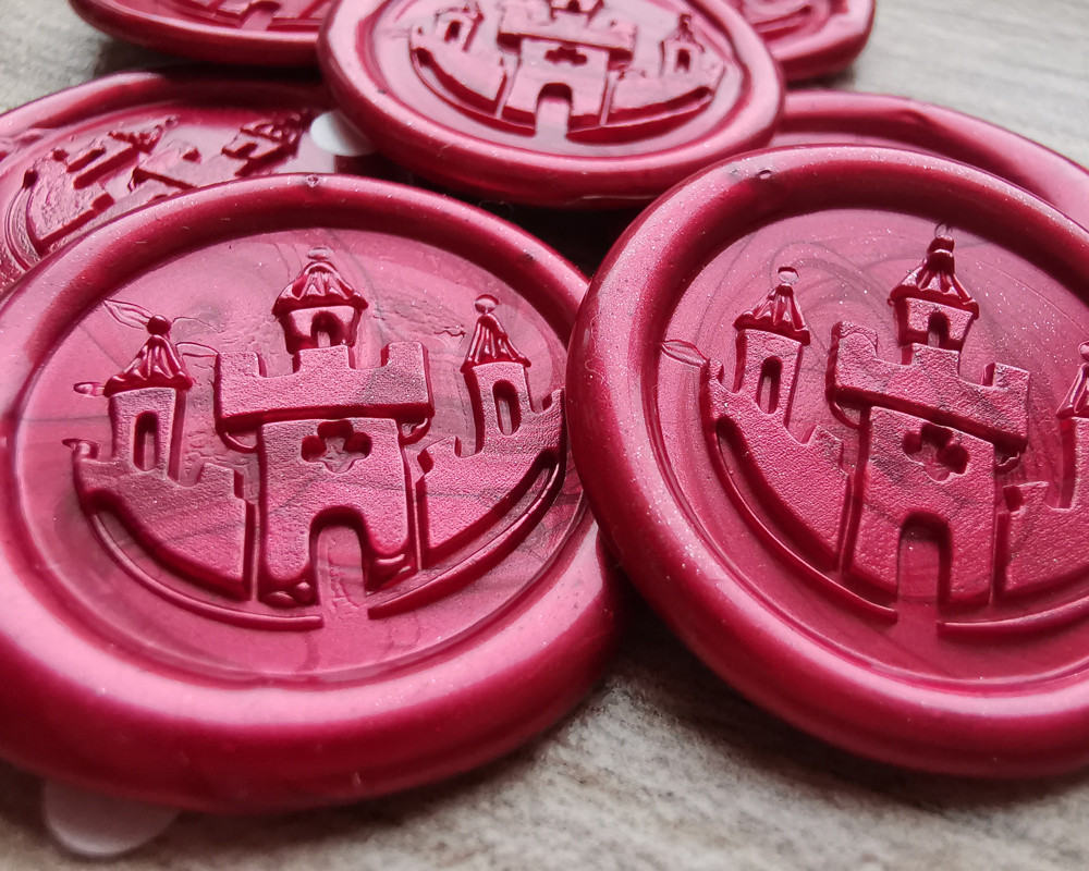 Princess Castle Peel and Stick - CustomWaxNSeals