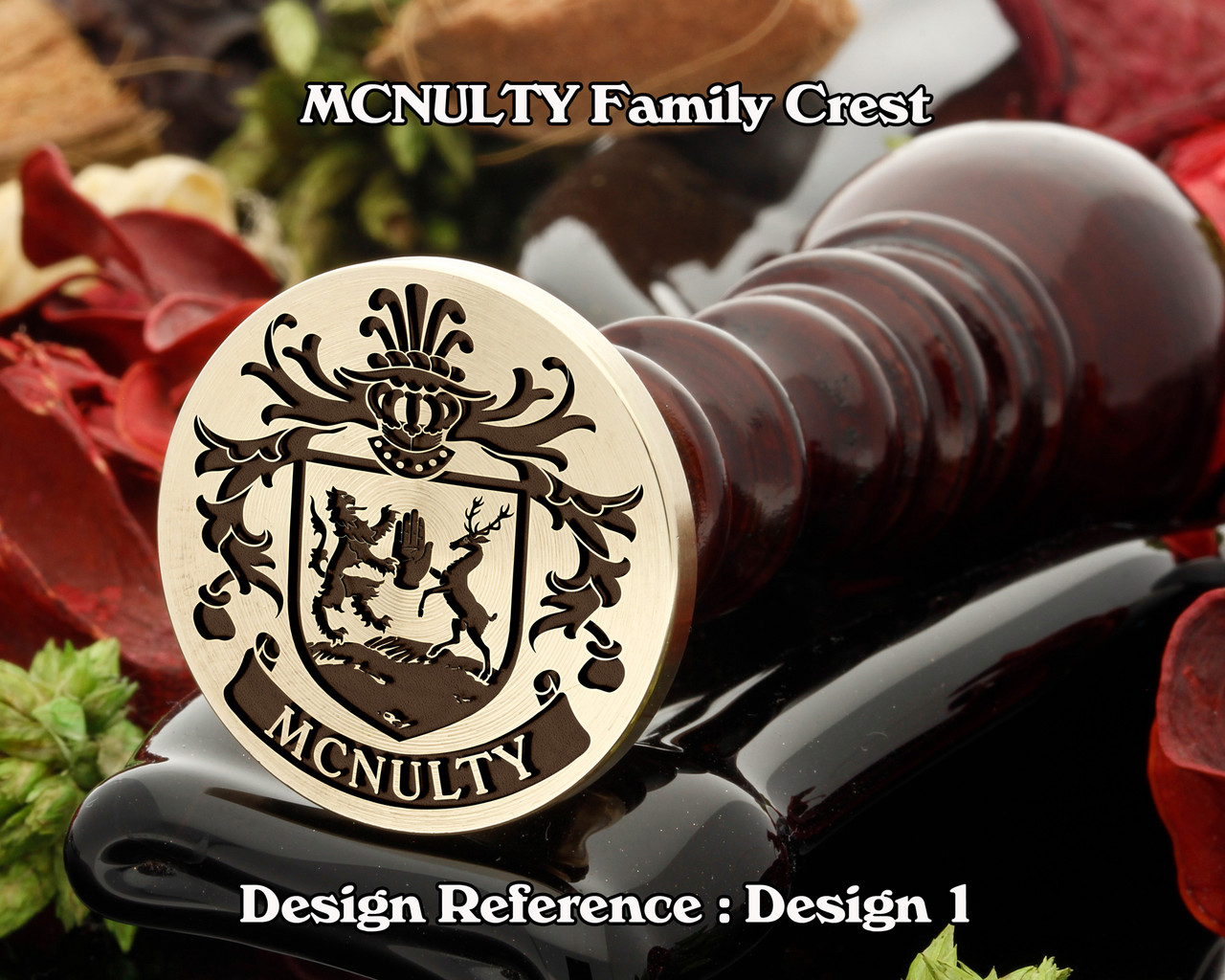 Mcnulty Family Crest Wax Seal Stamp - Custom Wax N Seals