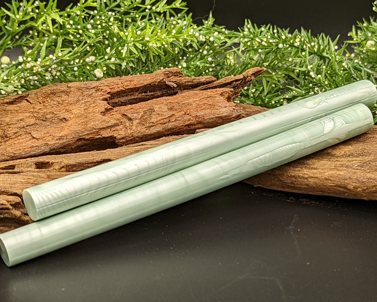 Mint Green Pearl Sealing Wax Sticks for an 11mm Glue Gun