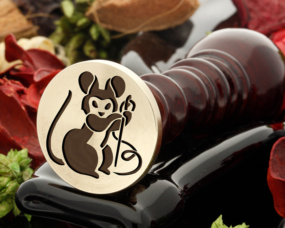 Mouse D1 Wax Seal Stamp - Custom Wax N Seals