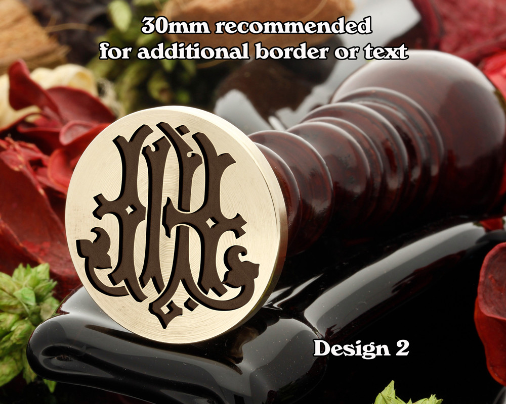 Victorian Monogram Wax Seal Stamp