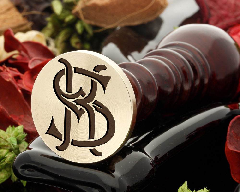 Victorian Monogram Wax Seal Stamp
