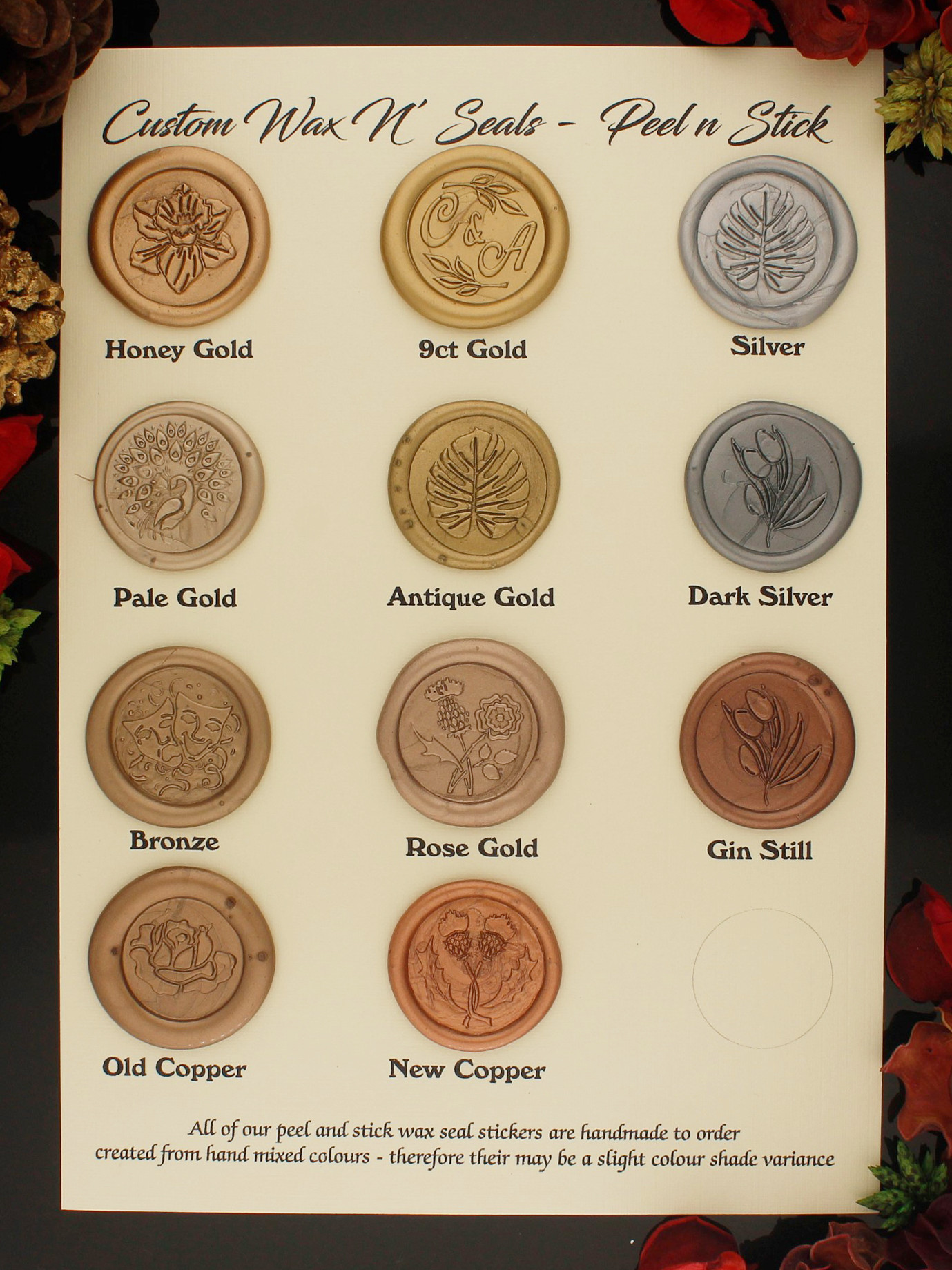 Personal or Company Wax Seal Design - CustomWaxNSeals