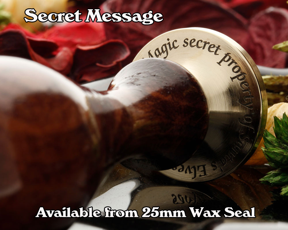 WICCAN INITIAL Wax Seal Stamp from 22mm - Custom Wax N Seals