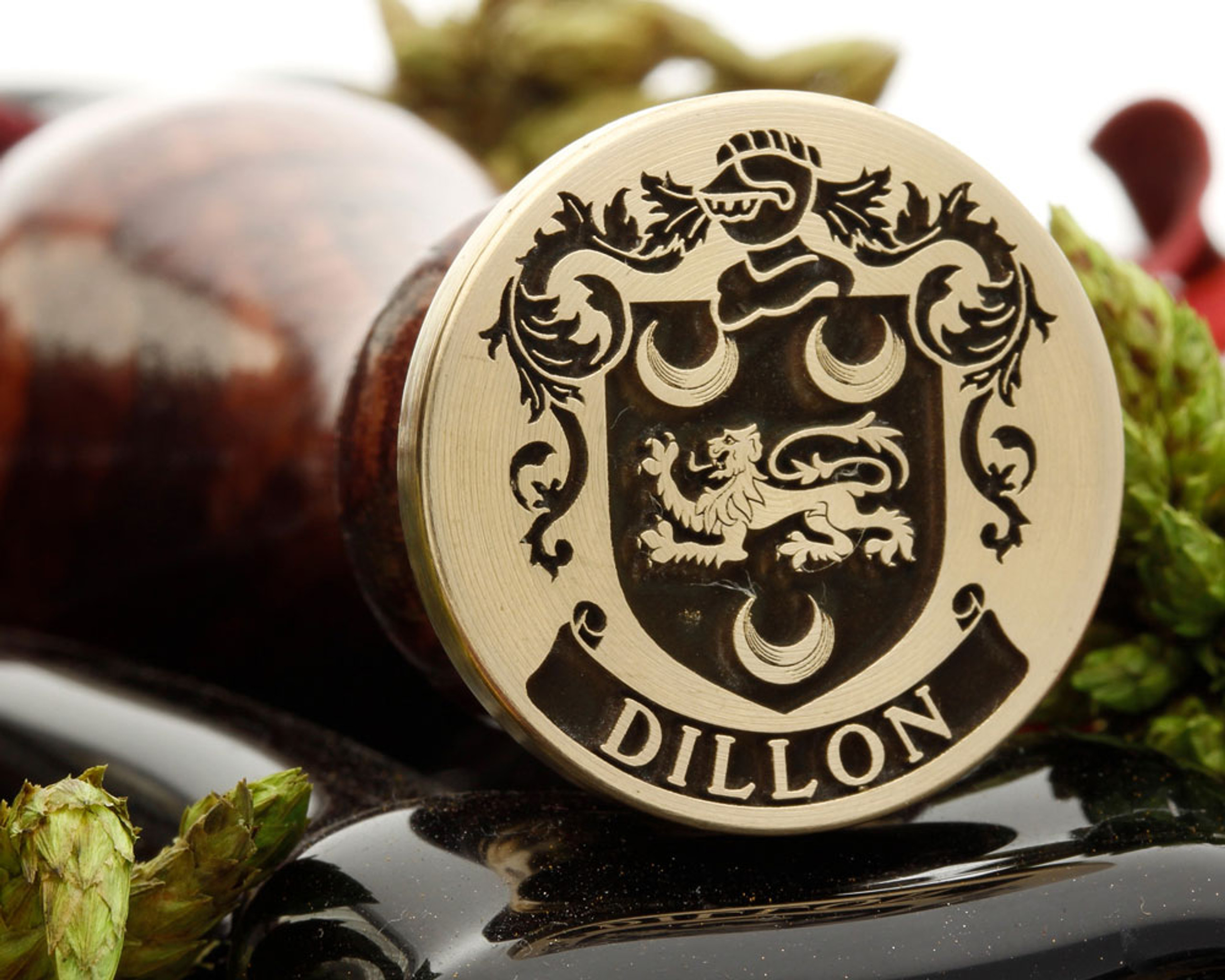 Dillon Family Crest Wax Seal Stamp - Custom Wax N Seals