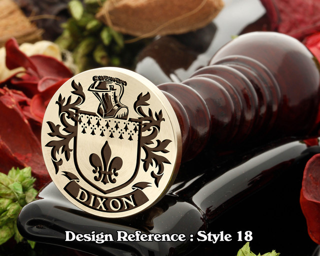 Digby Family Crest Wax Seal - CustomWaxNSeals