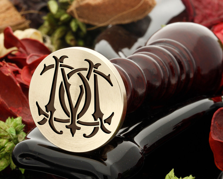 Victorian Monogram Wax Seal Stamp