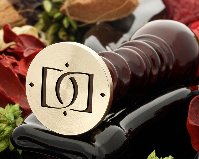 DD Victorian Monogram Wax Seal Stamp - Custom Wax N Seals