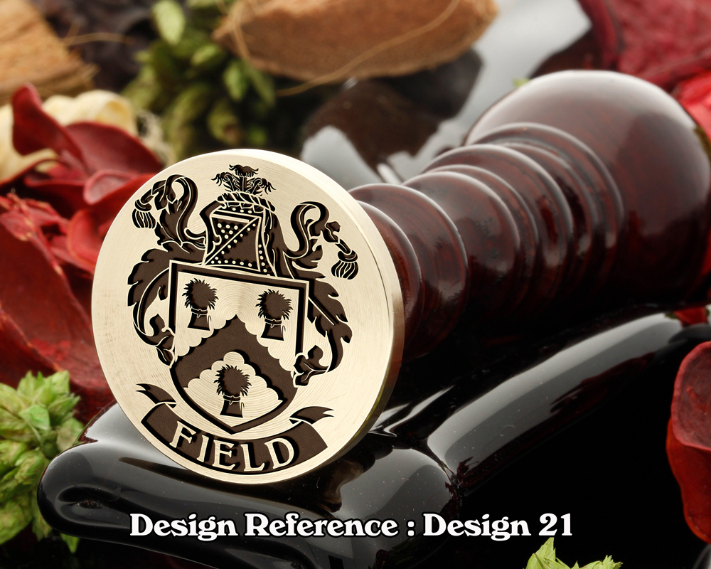 Family Crest Wax Seal Stamp Designs - Custom Wax N Seals