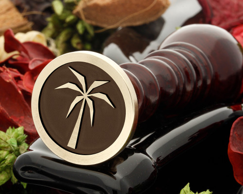 Trees And Leaves - Palm Tree 2 - Custom Wax N Seals