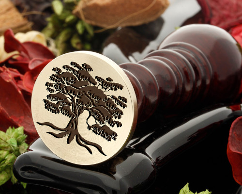 TREES AND LEAVES - TREE 5 from 25mm - Custom Wax N Seals